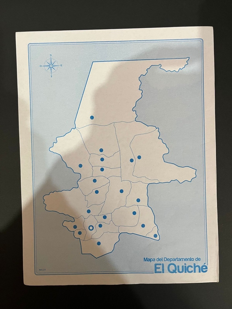 MAPA DE QUICHE | Distribuidora los escudos